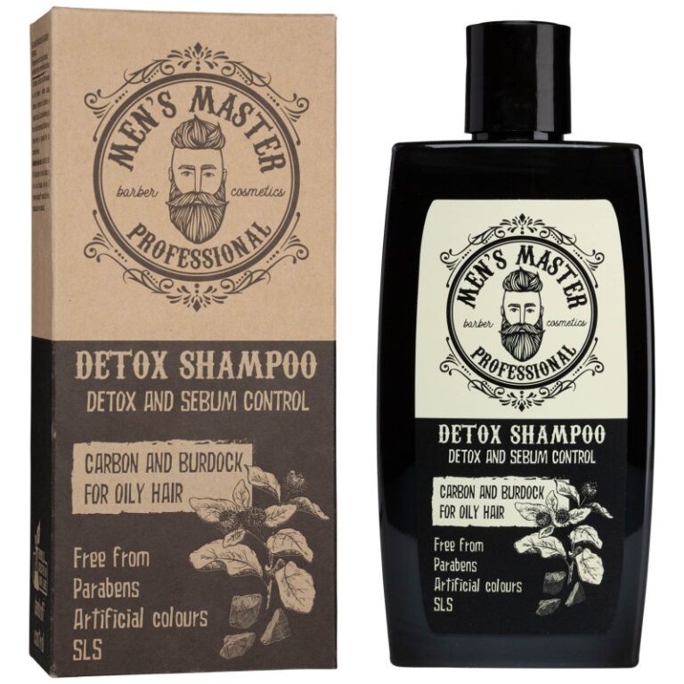 Men’s Master Detox Shampoo – Ενεργός Άνθρακας & Κολλιτσίδα Έλεγχος ...